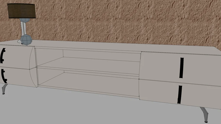 tv unit or console | 3D Warehouse