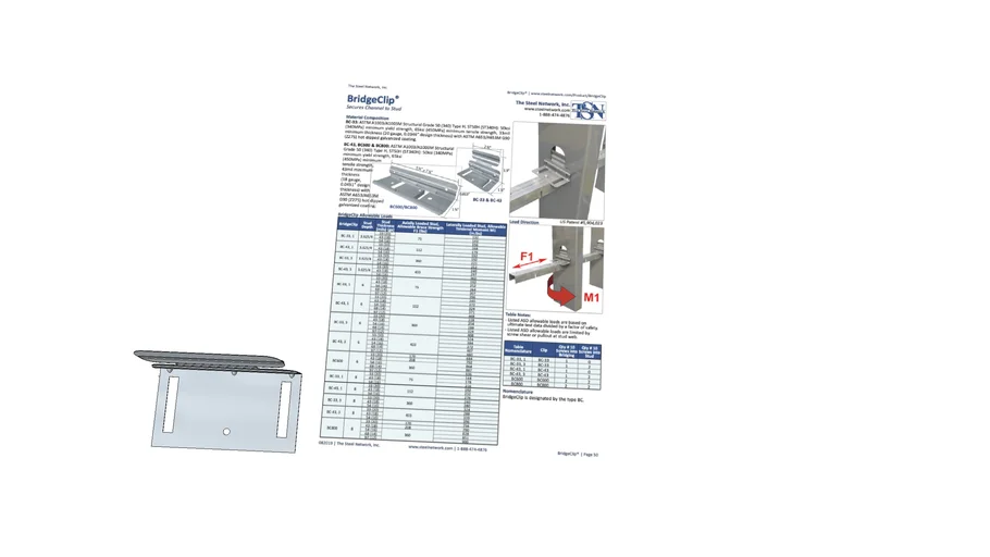 bridge clip | 3D Warehouse