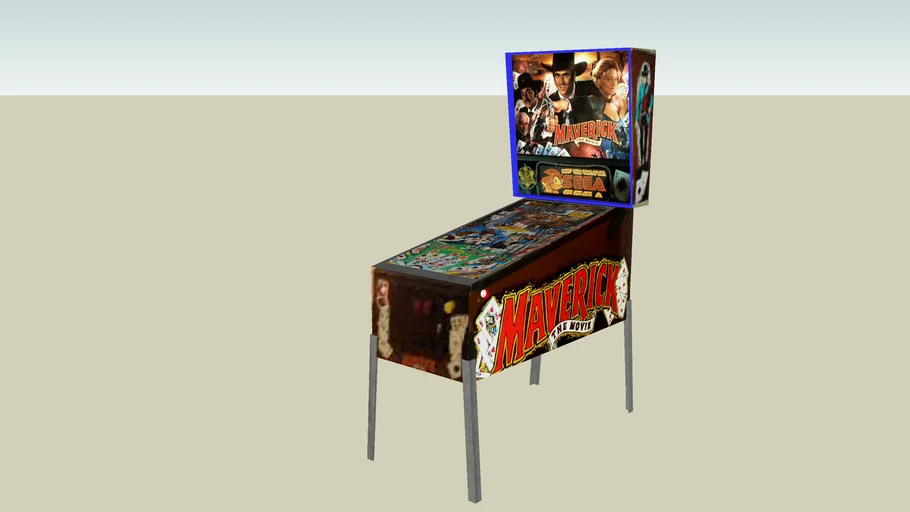 Pinball machine Maverick | 3D Warehouse