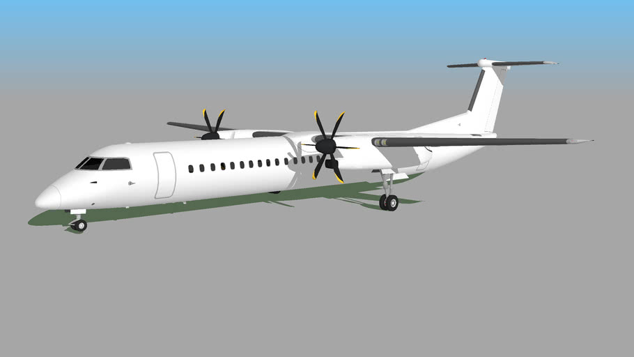 Template - Bombardier Dash 8-Q400 | 3D Warehouse