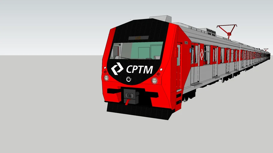 CPTM Commuting Train 9000 type | 3D Warehouse