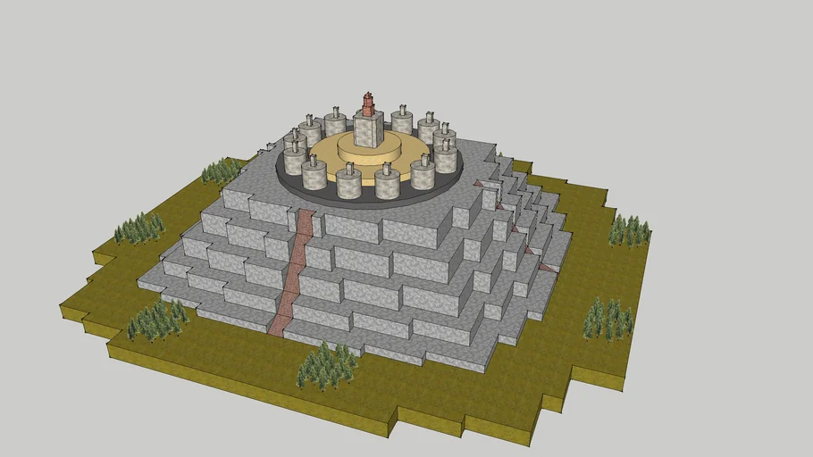 Borobudur Temple Yogyakarta, Indonesia | 3D Warehouse