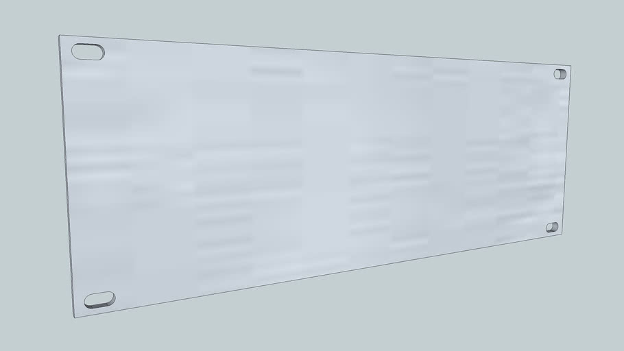 Rack Panel 4RU | 3D Warehouse