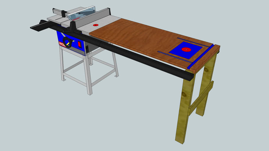 Ryobi BT3100 with wide table | 3D Warehouse