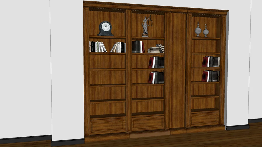 Wood Library | 3D Warehouse