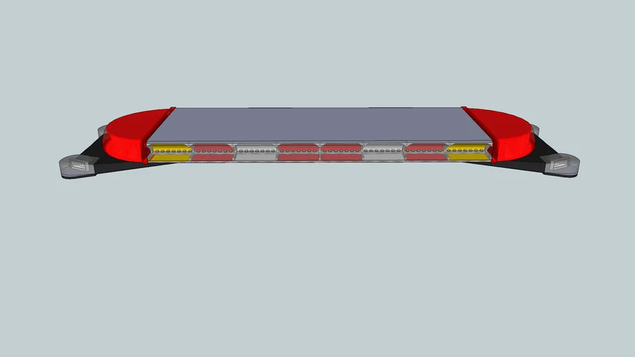 Federal Signal Raydian S2 with SOLARIS LED modules and HotFoot | 3D ...