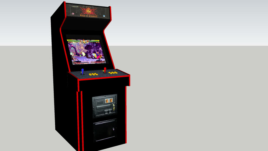 Vampire Savior - The Lord Of Vampire arcade game (Midway Cabinet) | 3D ...