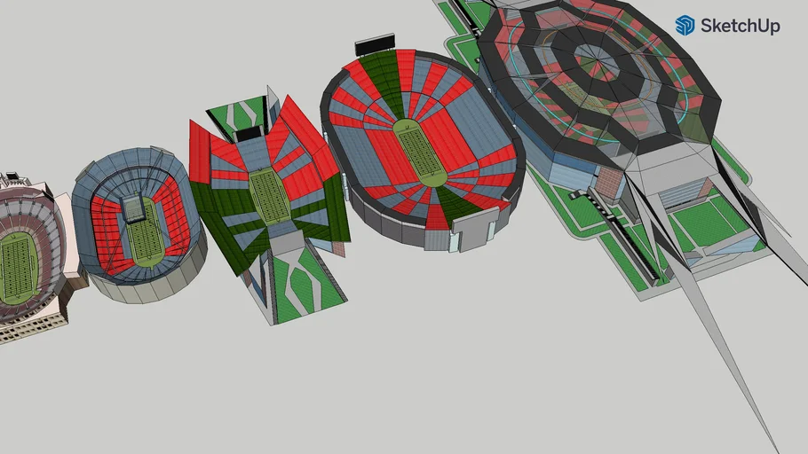 Five Stadiums | 3D Warehouse