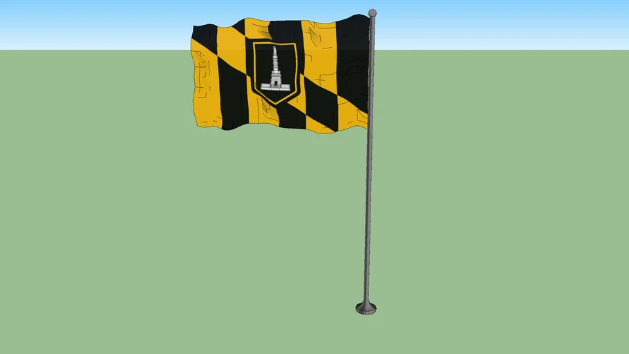 Flag of Baltimore | 3D Warehouse