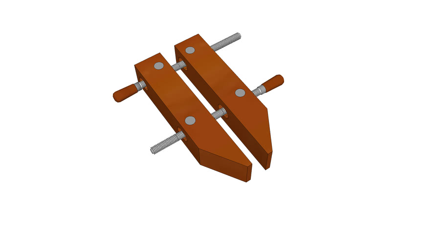 8' wood clamp | 3D Warehouse