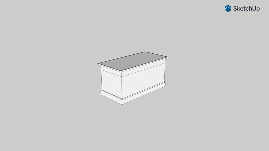 Storage Chest - Dark Wood | 3D Warehouse