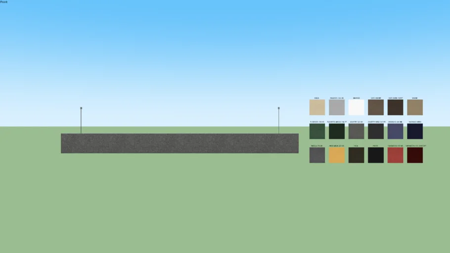 24623_Painel Acústico Baffle Ness 2400x20x5cm - Trisoft | 3D Warehouse