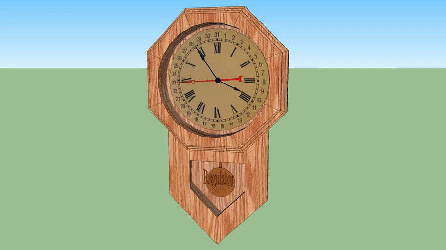 School Clock | 3D Warehouse