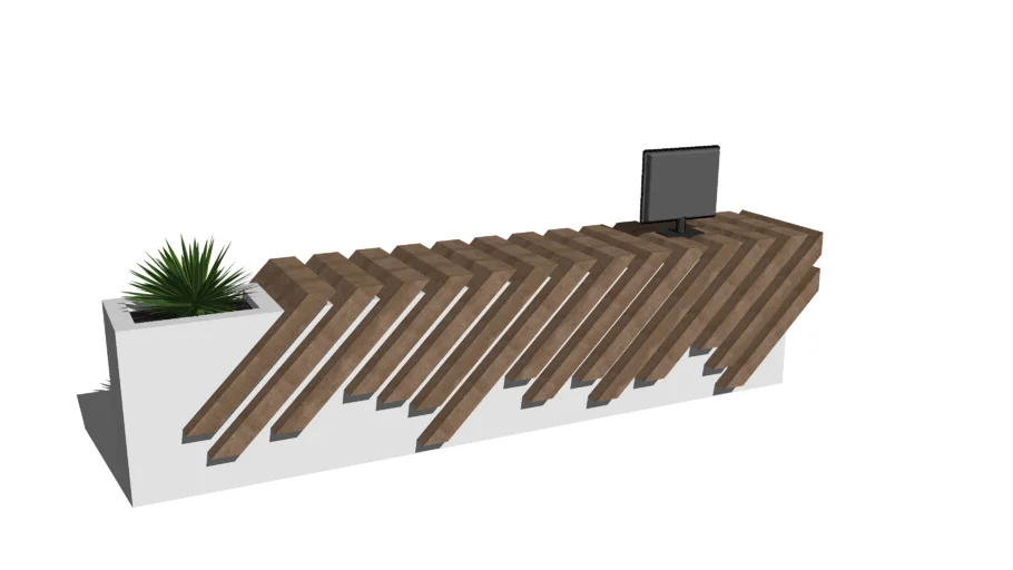 RECEPTION DESK @ADS 91 | 3D Warehouse