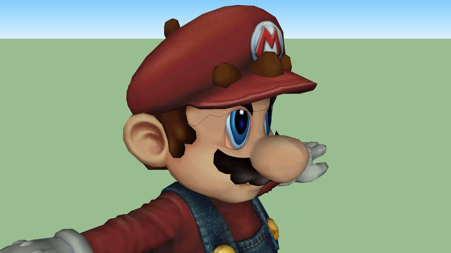 (RIGGED!) Super Smash Bros Brawl - Mario (High Poly) | 3D Warehouse
