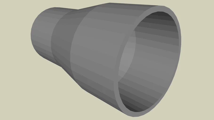 2.500''/ 3.250'' ID x 3'' Long, 4 Ply Silicone Reducer, Gloss Blue | 3D ...