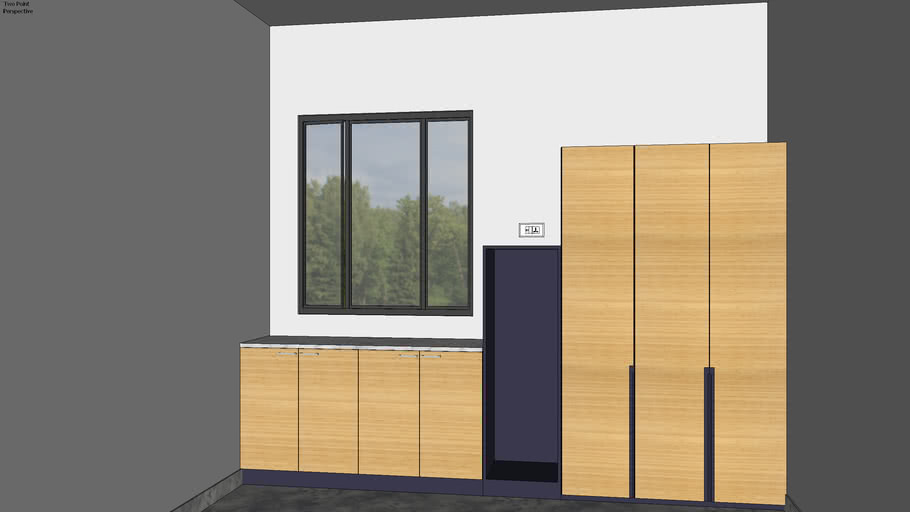 wardrobe come study unit .... | 3D Warehouse