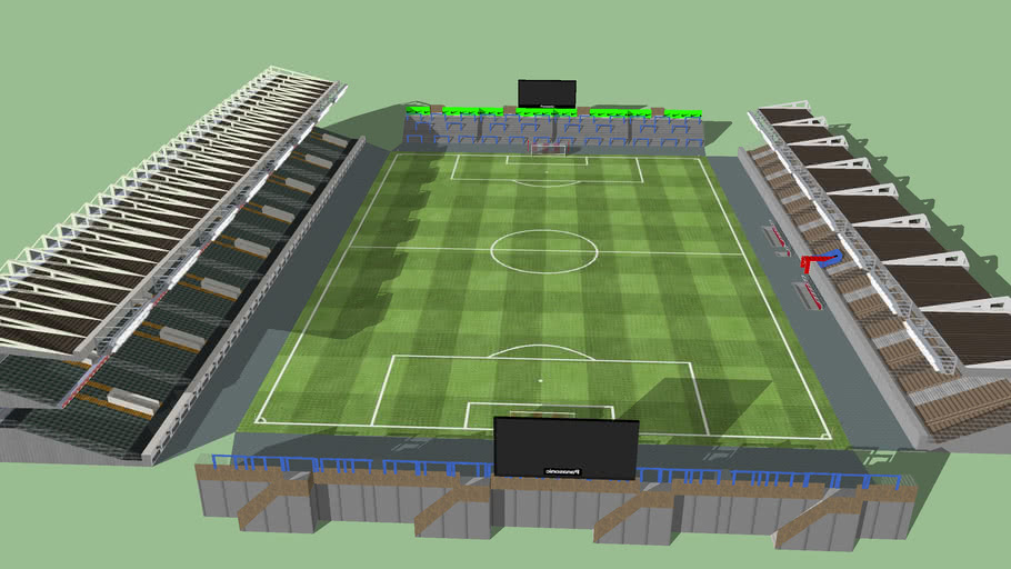 New & old stadium (detalied) | 3D Warehouse