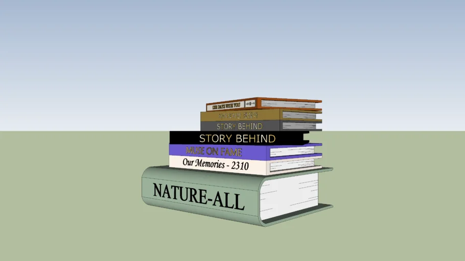 Some Books for decoration | 3D Warehouse