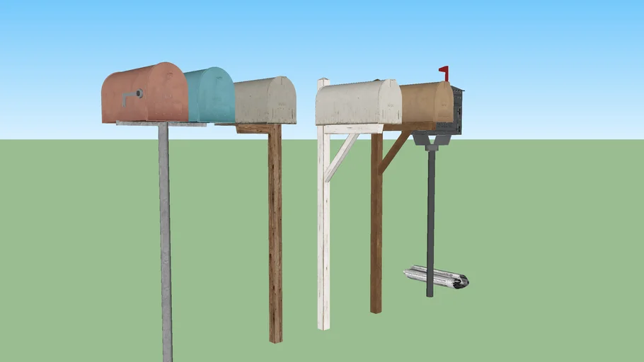 Mailbox set | 3D Warehouse