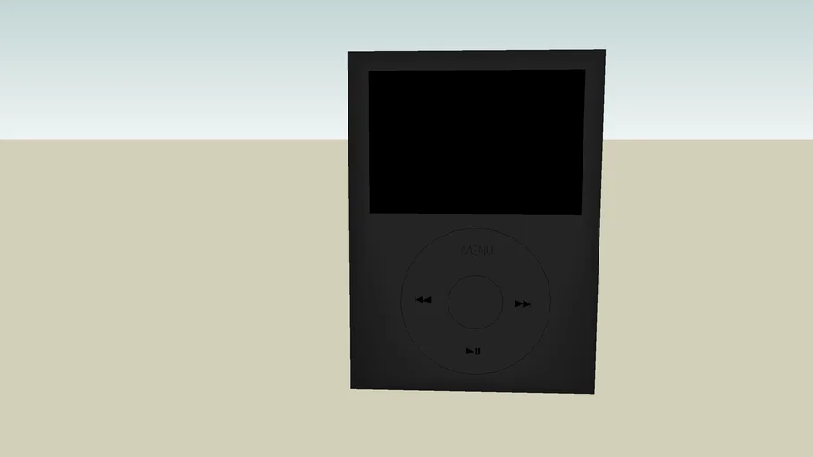 Black iPod Video | 3D Warehouse