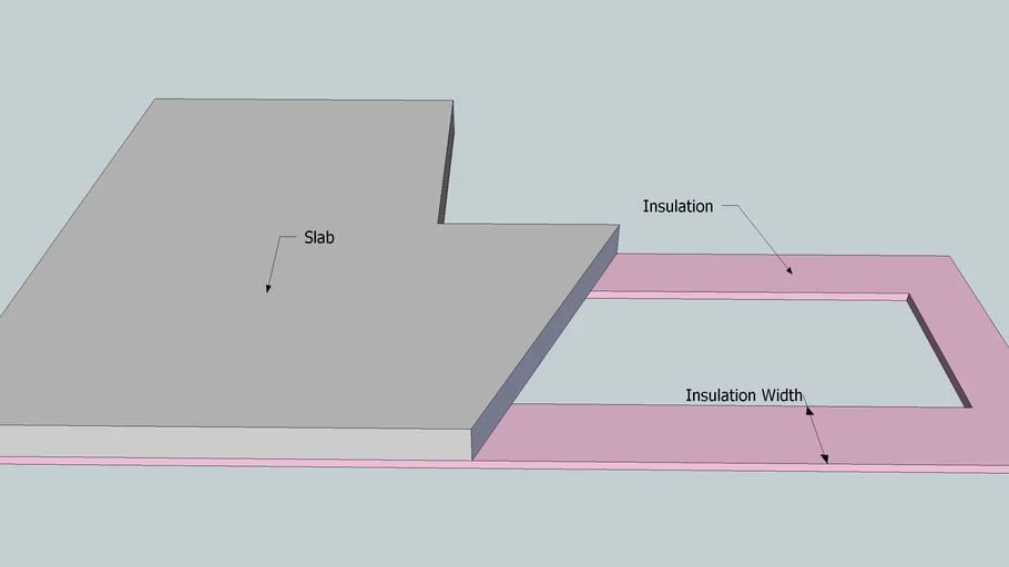 Underslab Insulation Diagram | 3D Warehouse