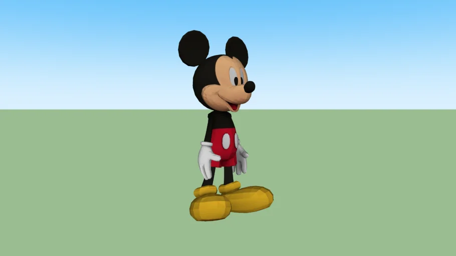 Dibujo Animado En 3d De Mickey Mouse Recrea Tu Historia Disney: Puzzle