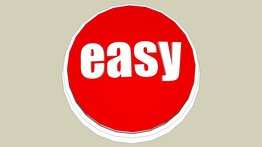Easy Button | 3D Warehouse