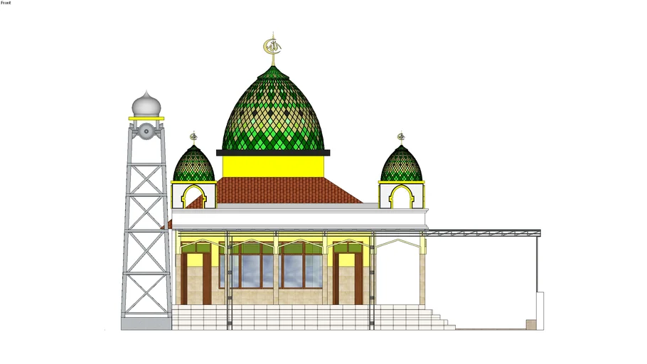 mosque attaufiq | 3D Warehouse