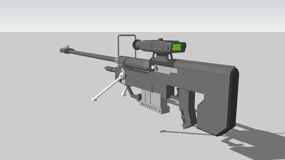 Sniper Rifle | 3D Warehouse