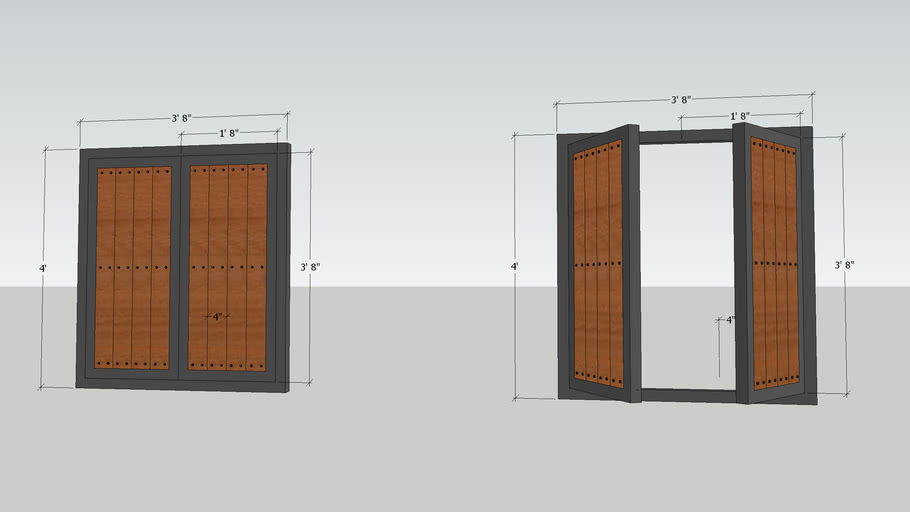 Rustic Window | 3D Warehouse