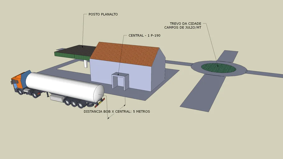 POSTO PLANALTO - J B DE CARVALHO-ME | 3D Warehouse