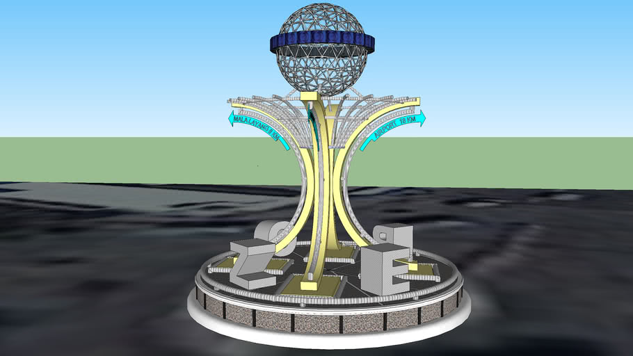 Tugu Nol (zero point) Manado | 3D Warehouse