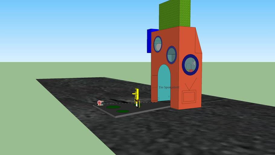 Spongebob Squarepants' House | 3D Warehouse