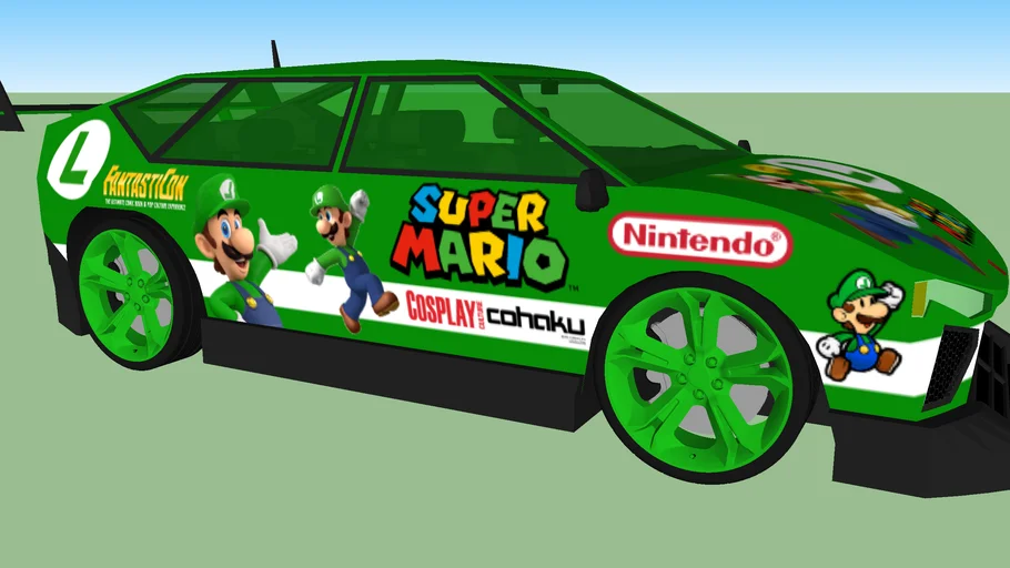 Super Mario Luigi Car | 3D Warehouse