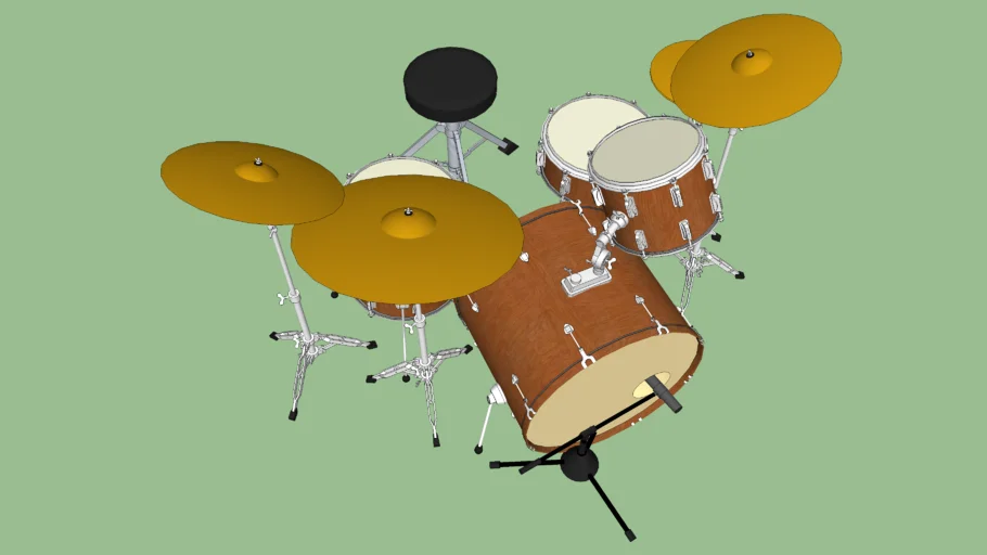 Pit Orchestra Drum Kit | 3D Warehouse