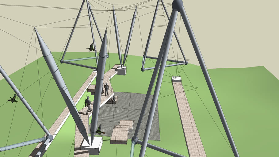 Sketchup Bird Cage London Zoo | 3D Warehouse