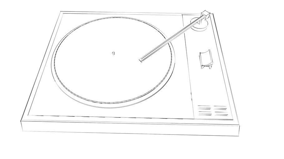 Record Player | 3D Warehouse