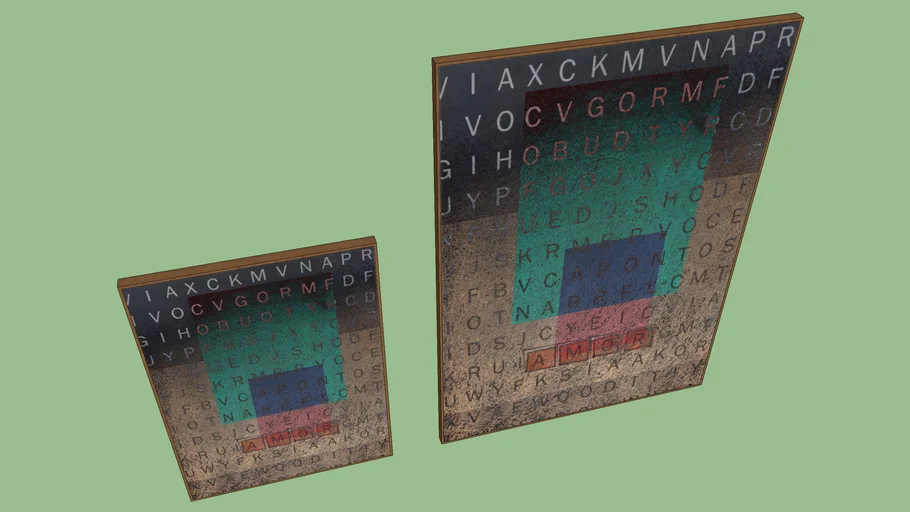 Quadro Parole | 3D Warehouse