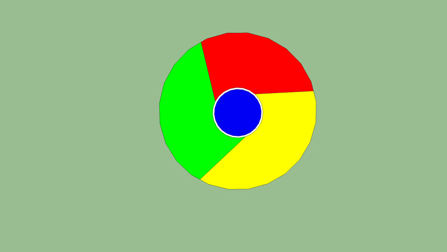 Google Chrome Logo | 3D Warehouse