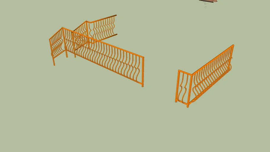 Terrace fences | 3D Warehouse
