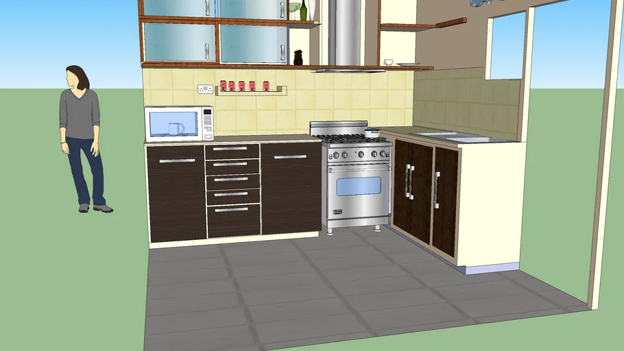 Simple kitchen | 3D Warehouse