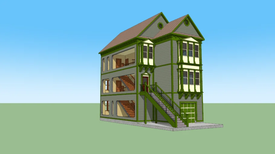 Row House | 3D Warehouse