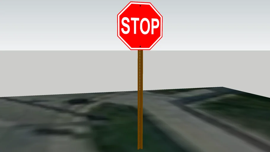 Stop Sign | 3D Warehouse