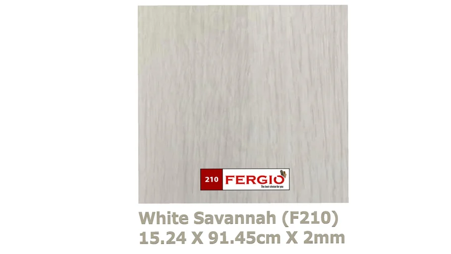 FERGIO vinyl flooring F210 (White Savannah) | 3D Warehouse