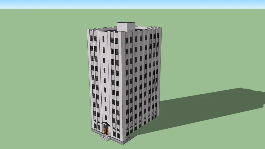 Highrise bank building | 3D Warehouse