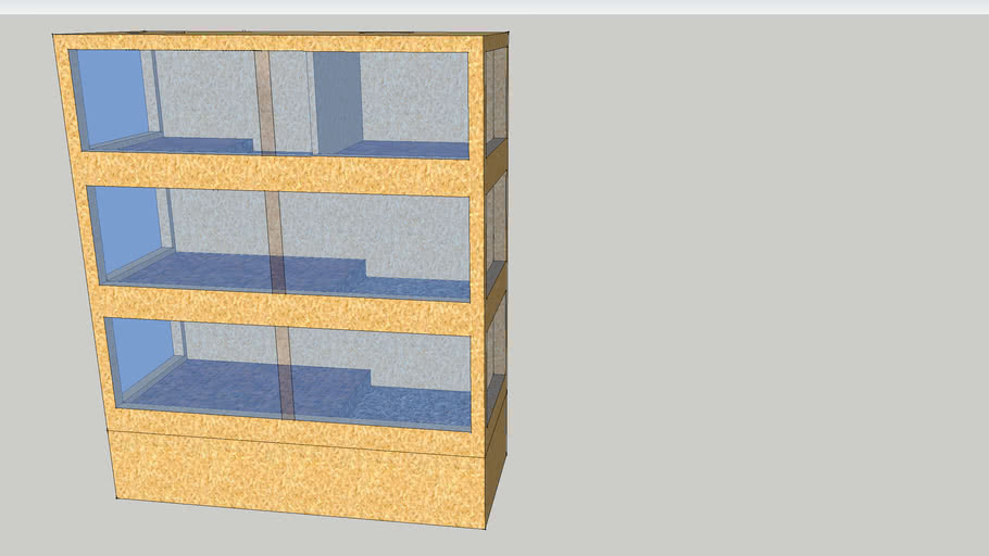4 Unit Reptile Enclosure | 3D Warehouse