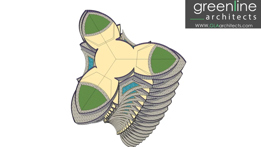 Iconic High Rise Apartment Building | 3D Warehouse