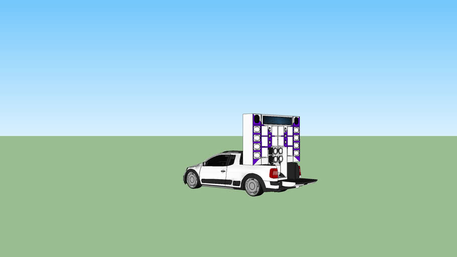 VW Saveiro com Som | 3D Warehouse