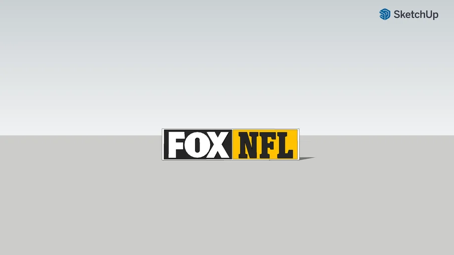 FOX NFL Logo 2014 - Present | 3D Warehouse